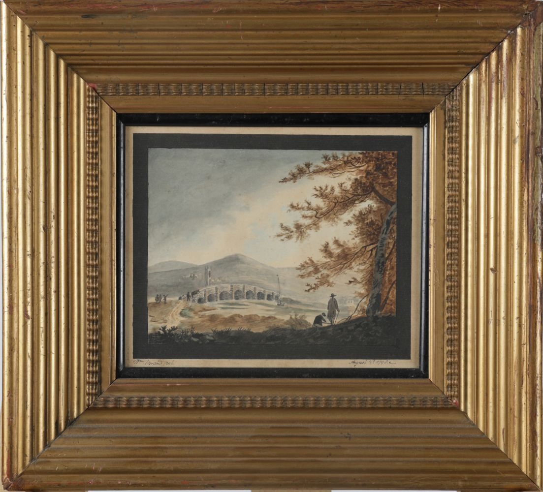 William Brand | Roman Bridge of Alcántara (1790) | MutualArt