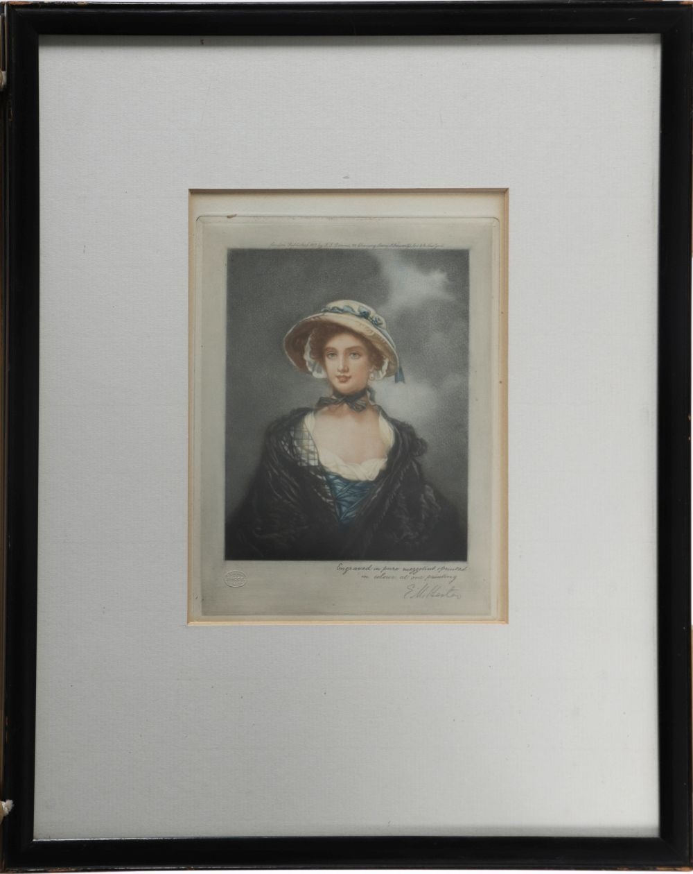 E. M. Hester | Lady Hamilton at the spinning wheel; Lady Hamilton as a ...