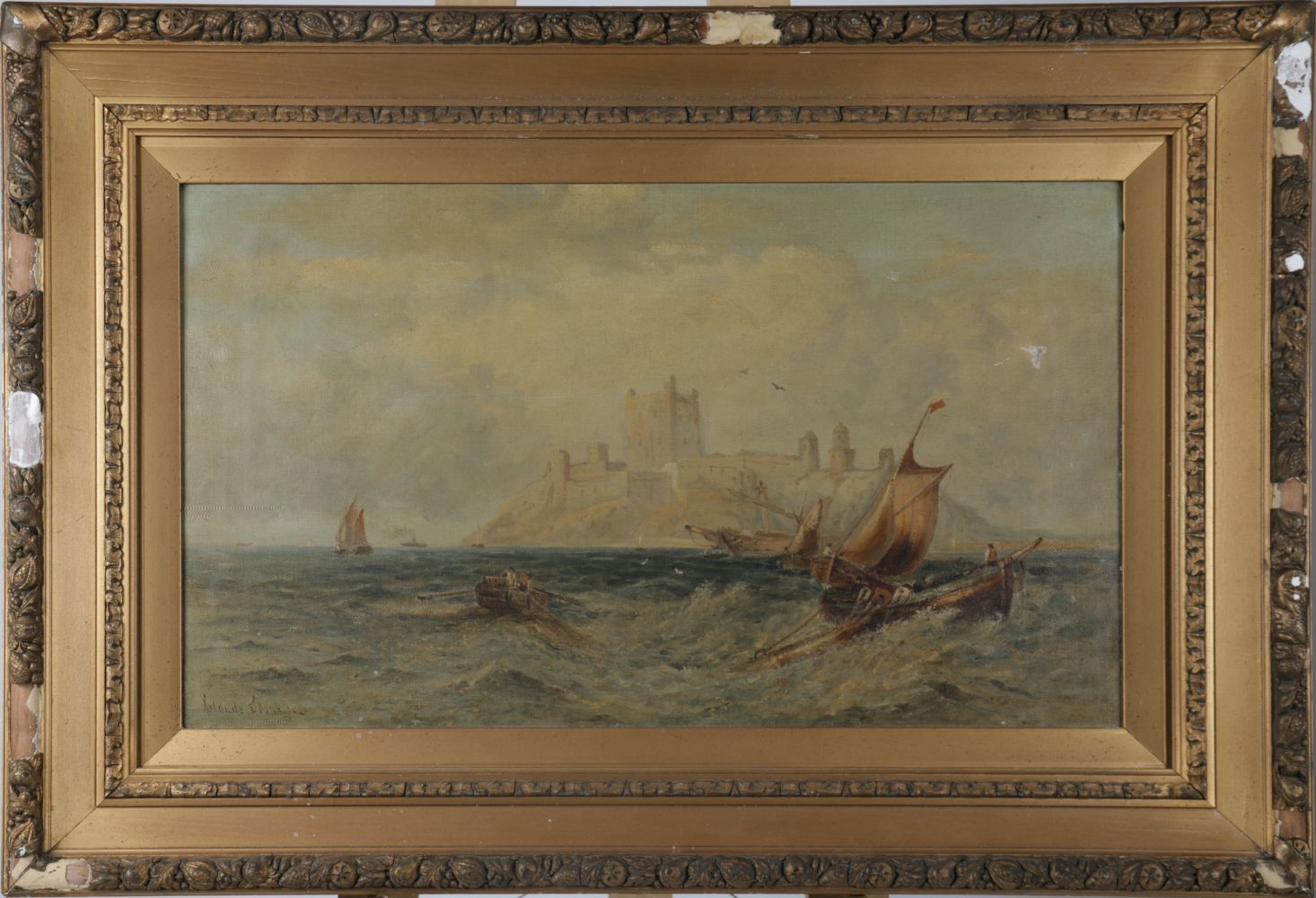 Claude Stanhope | Shipping off Banburgh Castle | MutualArt