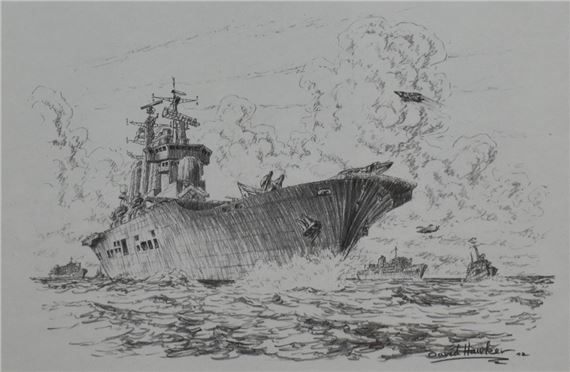 David Hawker | HMS Invincible | MutualArt