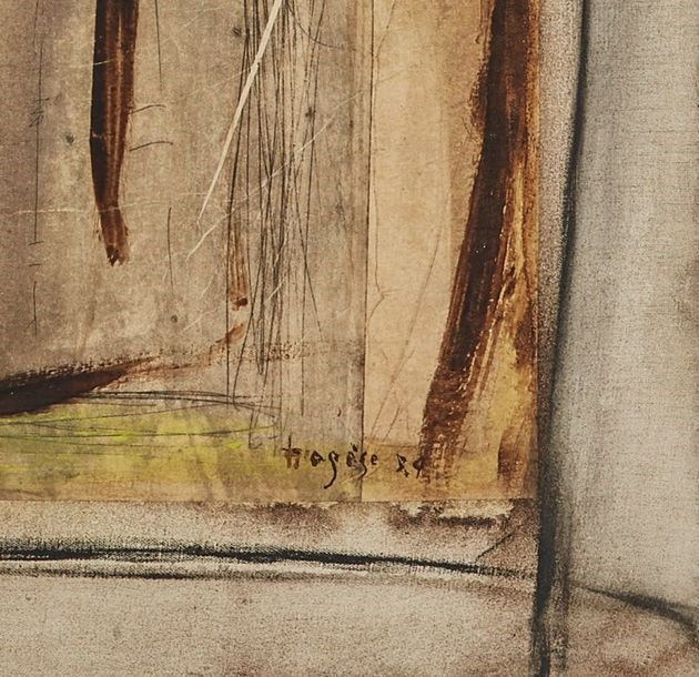 Didier Hagege | Didier HAGEGE (1961). Composition. Huile... - Lot 307 ...