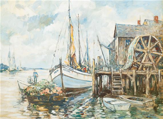 Leslie Cope | HARBOR SCENE (1993) | MutualArt