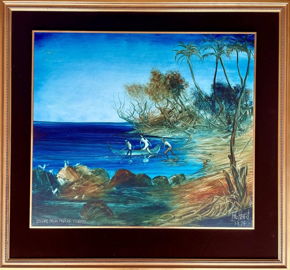 Kevin Charles Hart | Escape from Fraser Island, 1975 (1975) | MutualArt