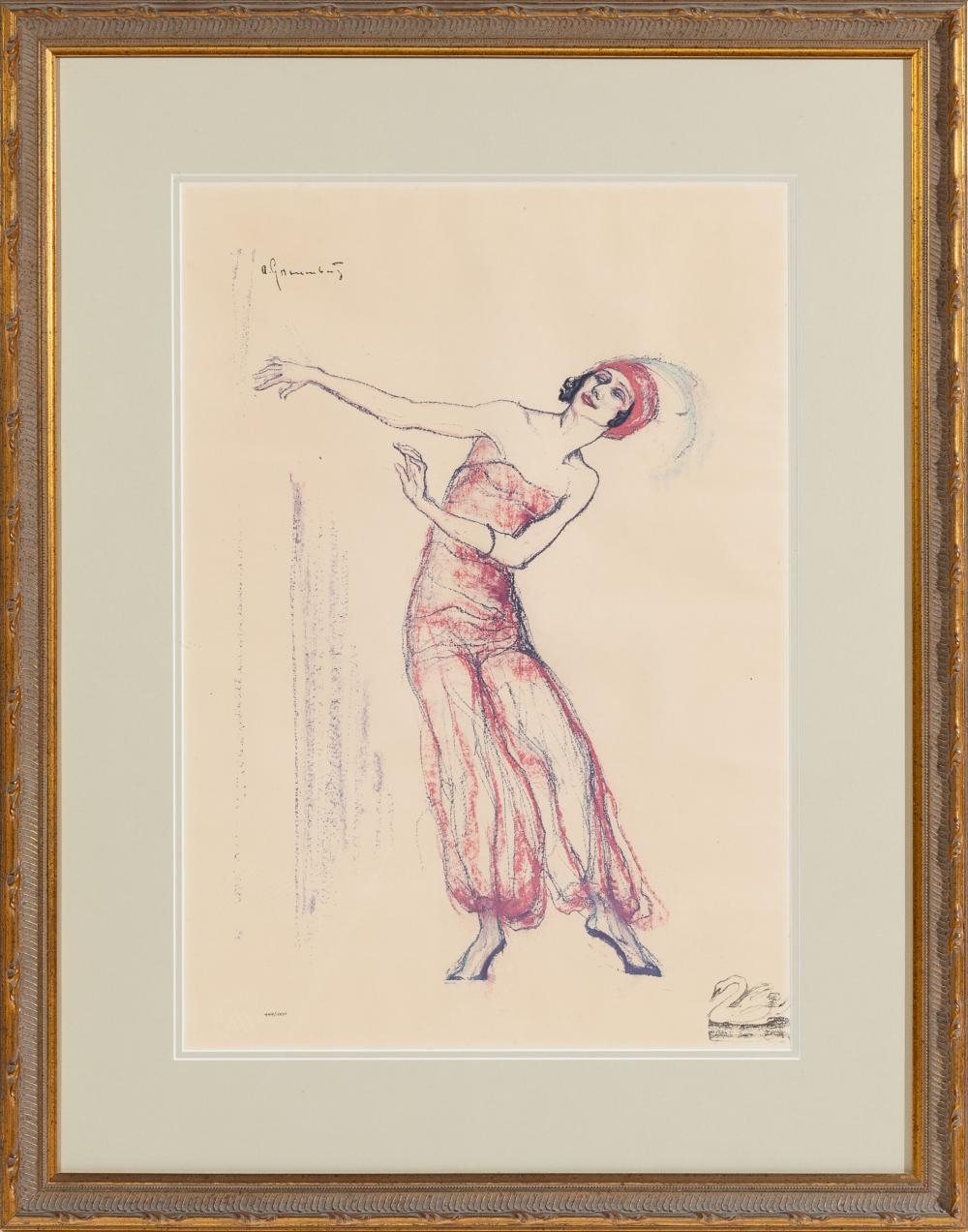 Arthur Grunenberg | A limited edition lithograph of a ballerina by ...