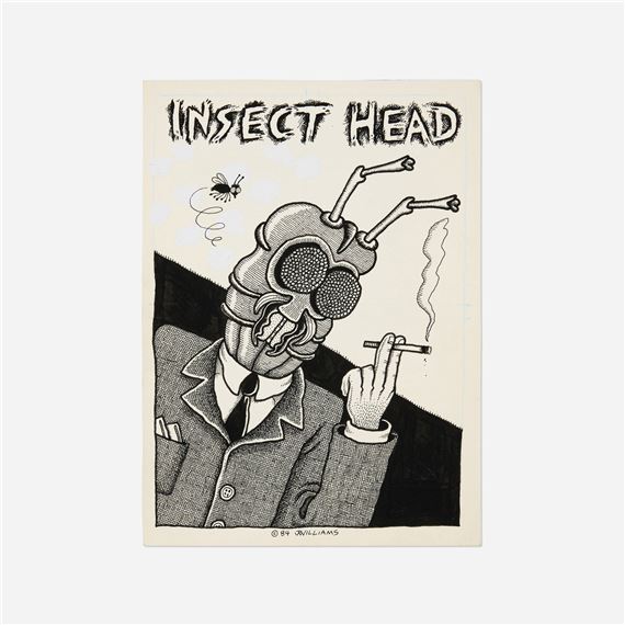 J. R. Williams | Insect Head (1984) | MutualArt