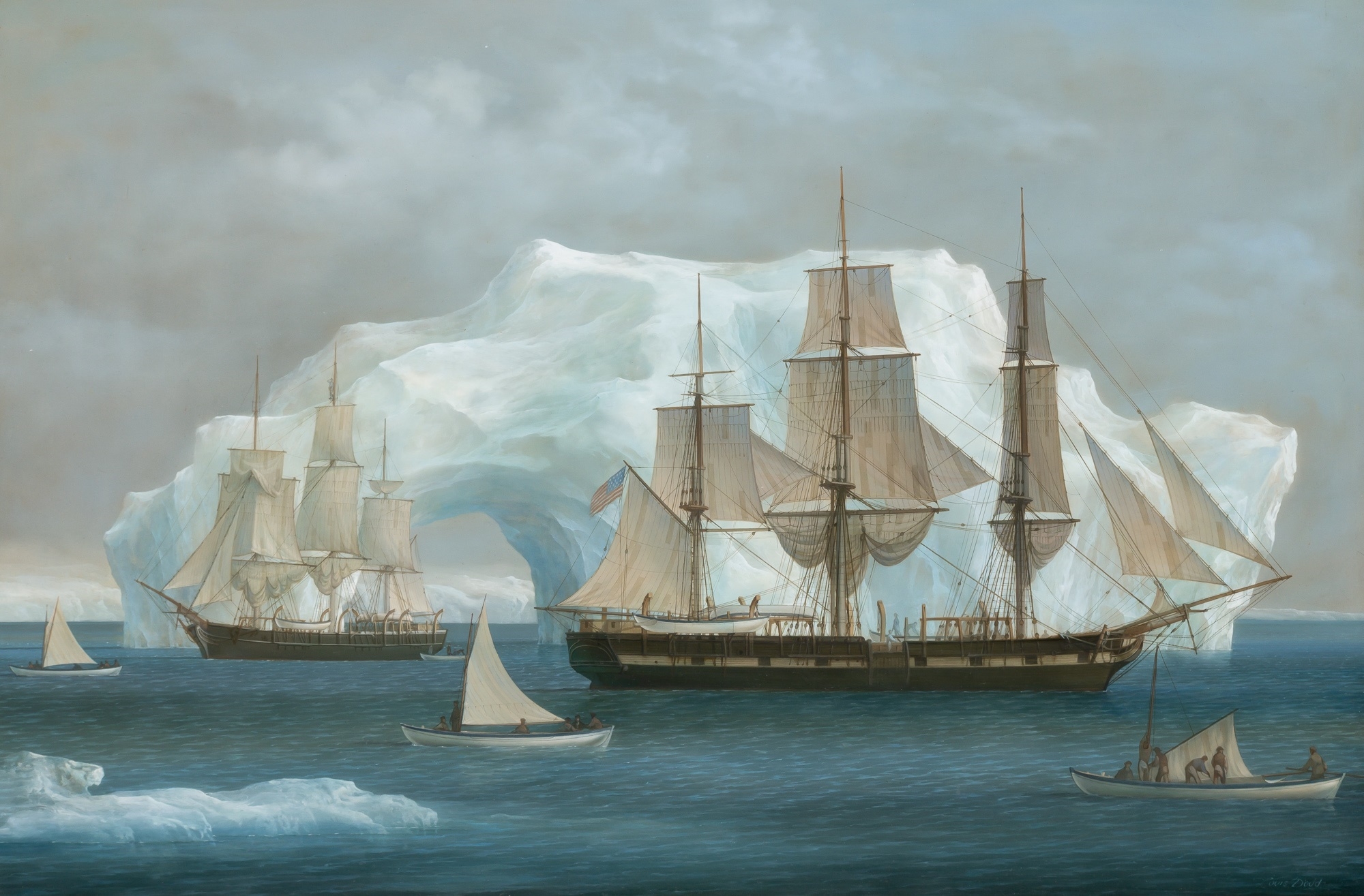 Louis Dodd | The Nantucket Whaling Ship CONSTITUTION, capt. Joseph ...