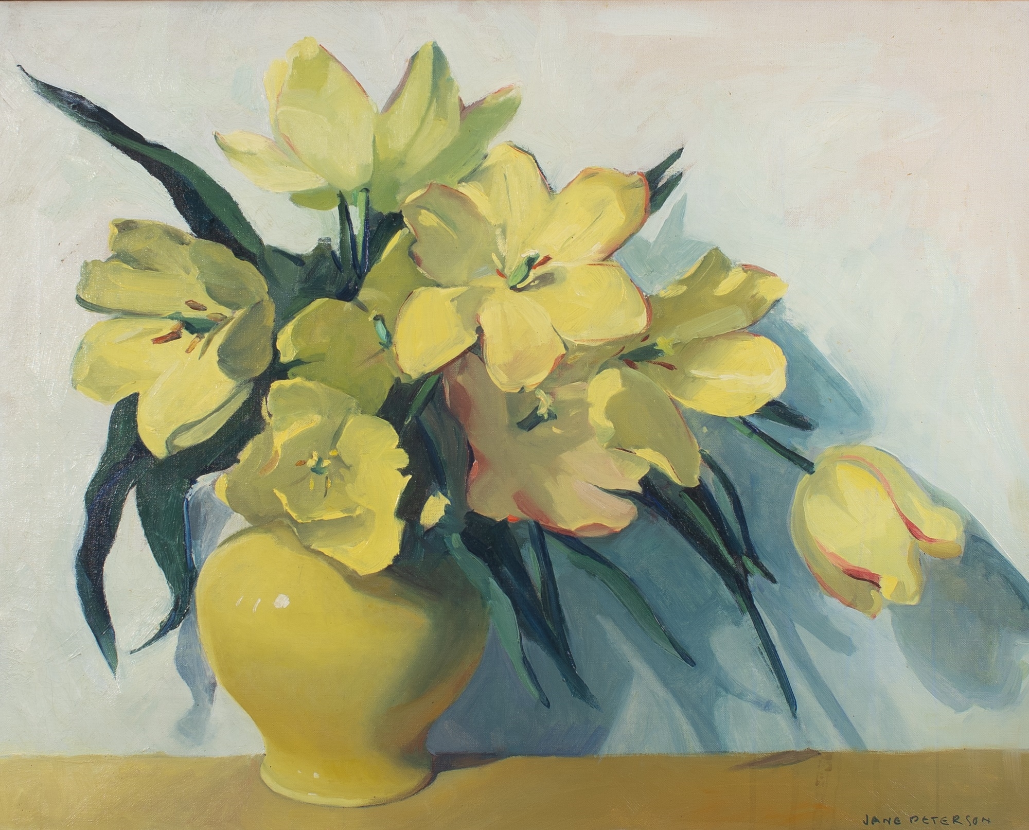 Jane Peterson | Yellow Tulips | MutualArt