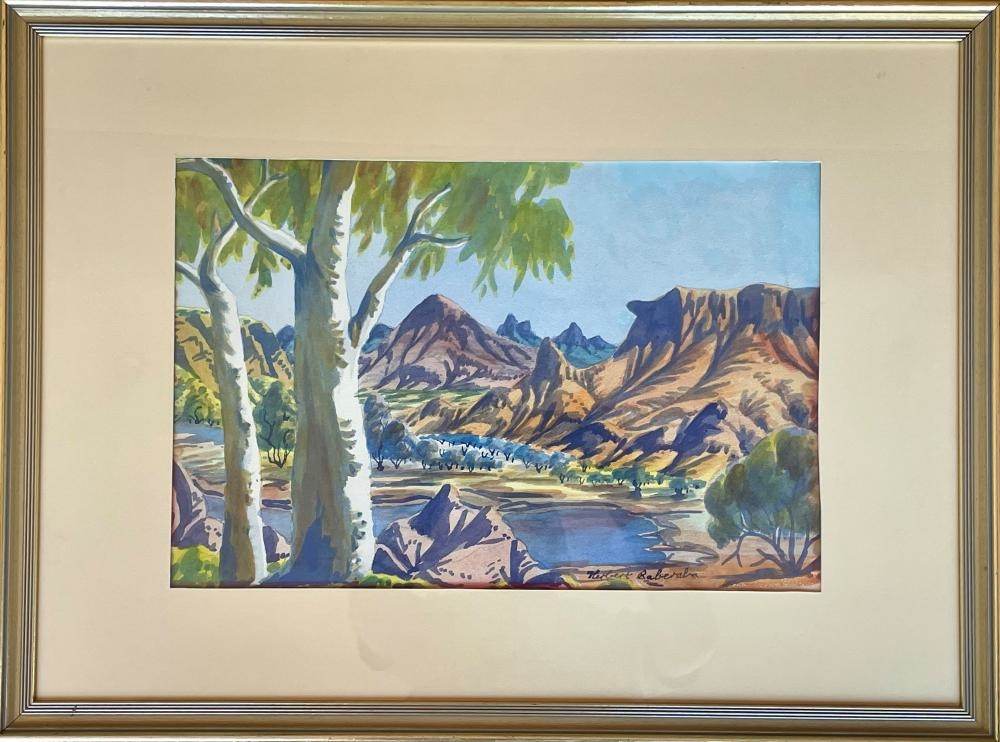 Herbert Raberaba | Central Australian Landscape | MutualArt