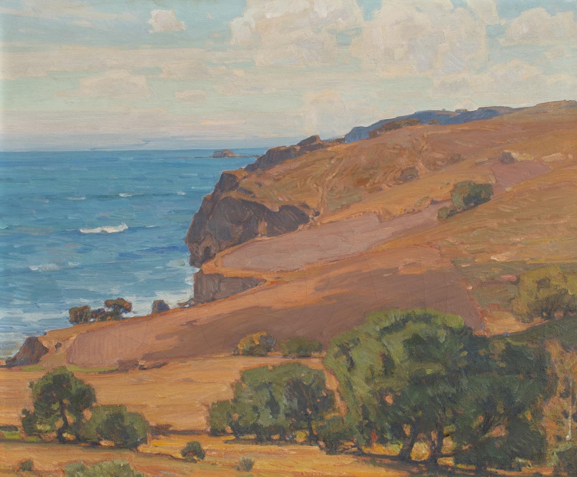 William Wendt | Autumn Landscape with Eucalyptus | MutualArt