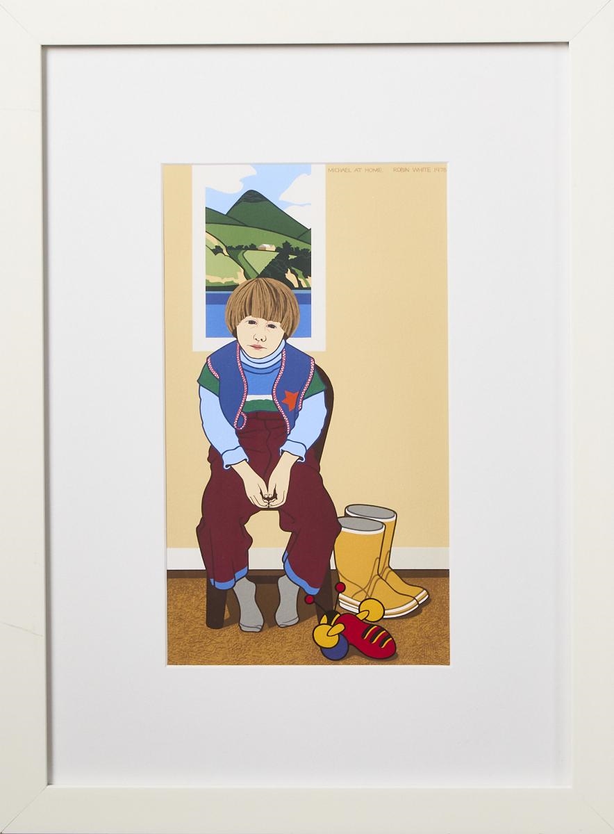 Robin White | ROBIN WHITE Michael At Home Print | MutualArt