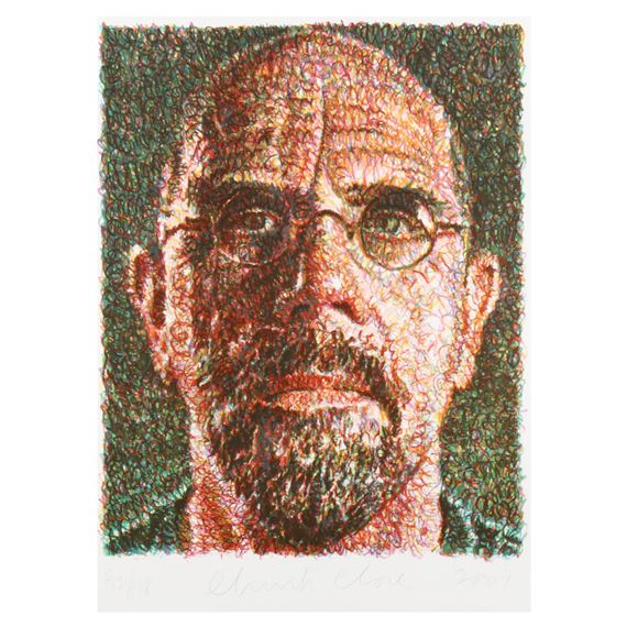 Chuck Close | Self Portrait (2007) | MutualArt