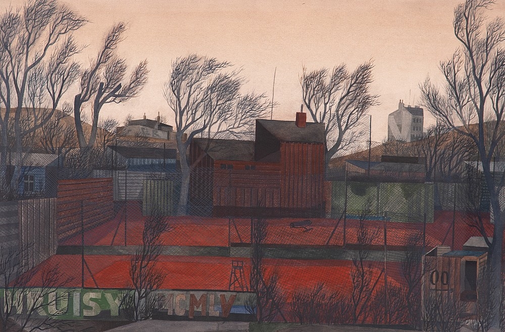 Vlastimil Benes | Tenisové hřiště (1955) | MutualArt