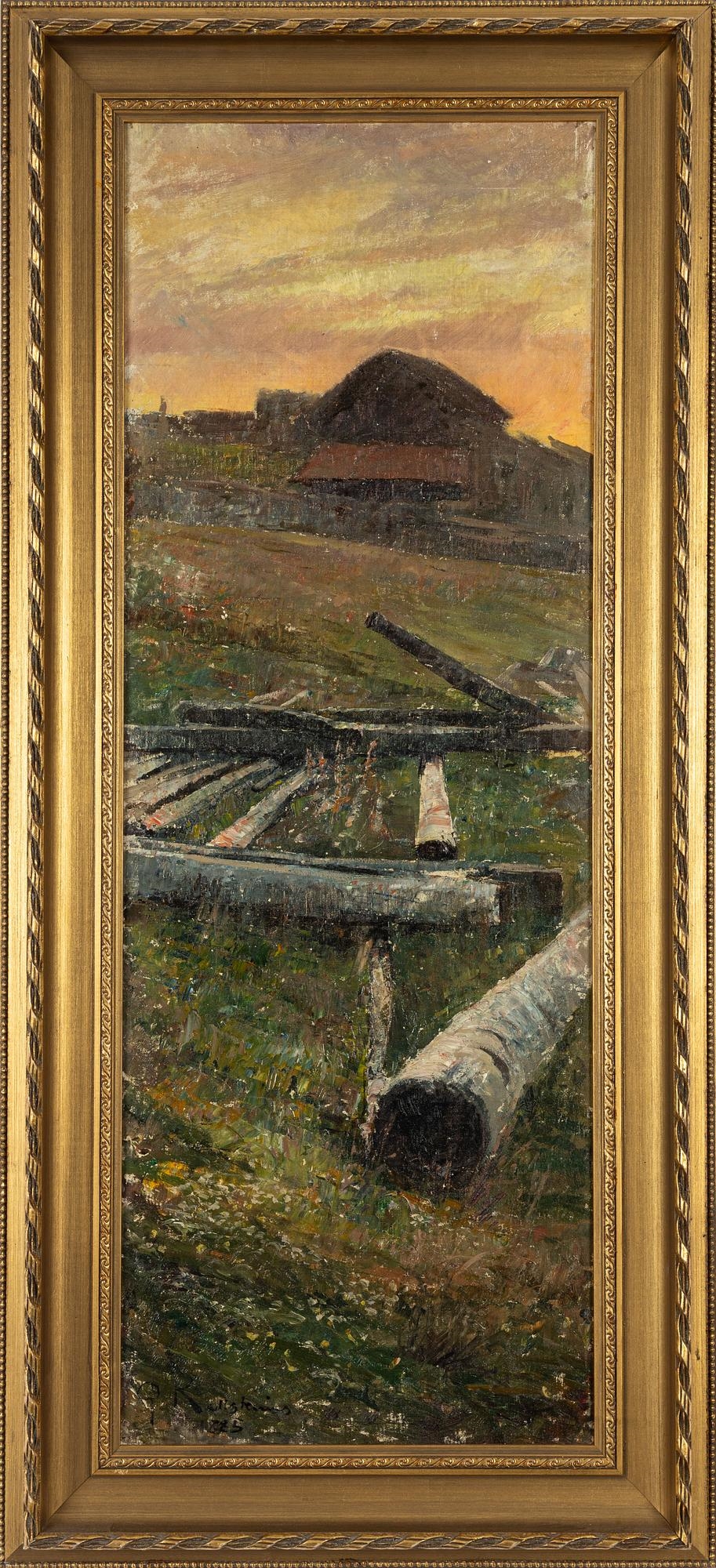 Gottfrid Kallstenius | Insjölandskap i skymningsljus (1930) | MutualArt