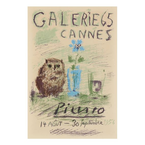 Pablo Picasso | Galerie 65 Cannes Exhibition Poster (1965) | MutualArt