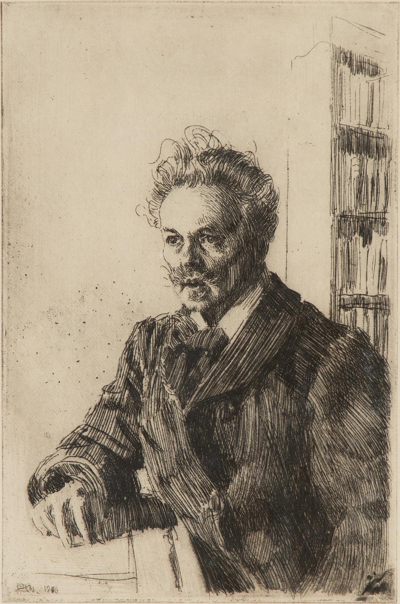 Anders Zorn | 'August Strindberg' (1910) | MutualArt