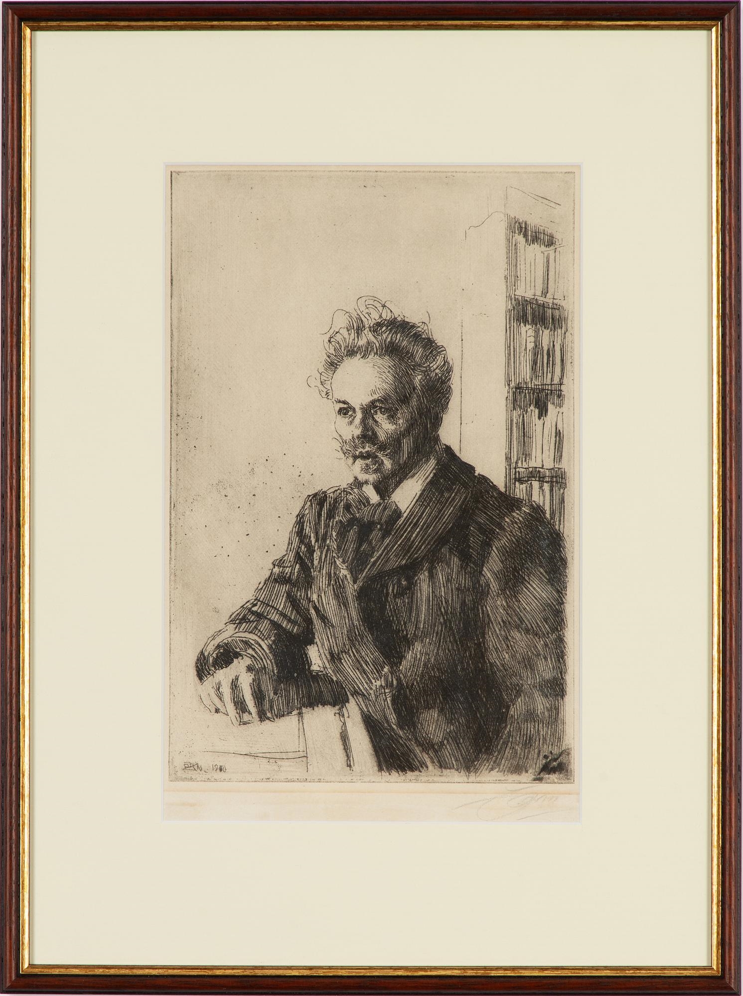 Anders Zorn | 'August Strindberg' (1910) | MutualArt