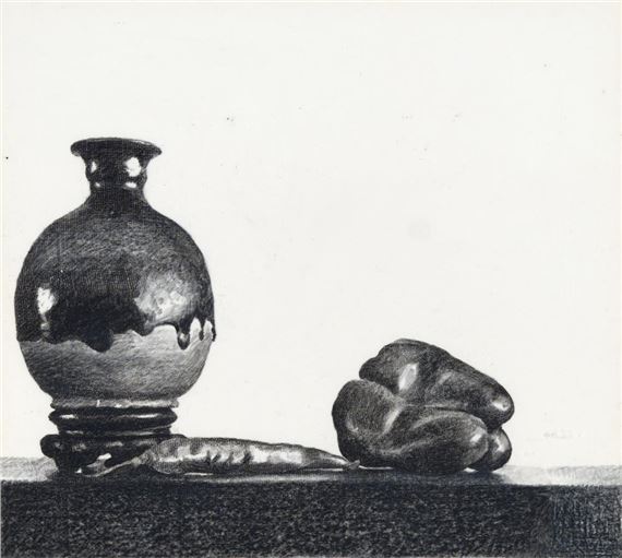 Geoffrey Hooper | Still Life with Jug and Capsicum, 2004 (2004) | MutualArt