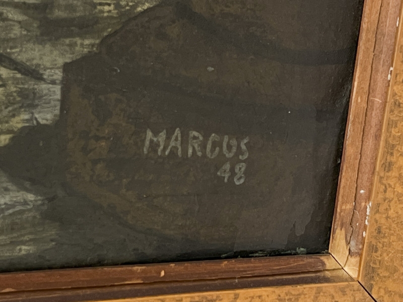 Leon Marcus | World Tumbling Down (1948) (1948) | MutualArt