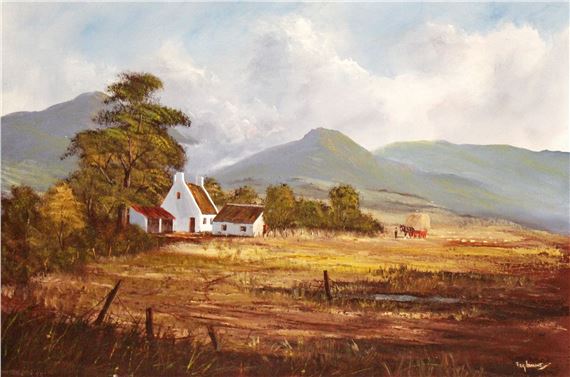 Reg Lamont | BRINGING THE HAY HOME | MutualArt