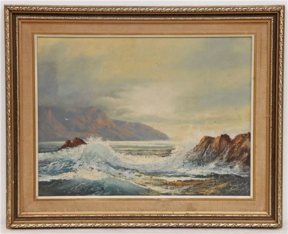 Reg Lamont | BREAKING WAVES | MutualArt