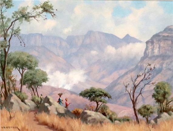 Willem Hermanus Coetzer | DRAKENSBERG FROM THE EASTERN LOWVELD | MutualArt