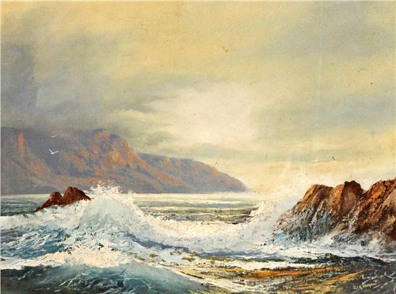 Reg Lamont | BREAKING WAVES | MutualArt