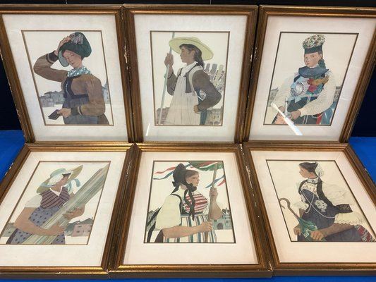 Kurt Wirth | Six Swiss Costume Prints After Kurt Wirth | MutualArt