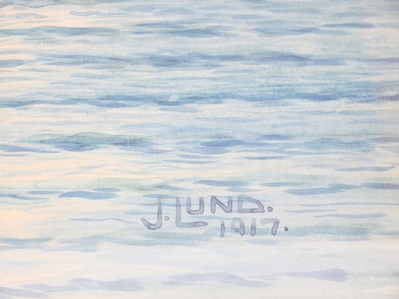 Jens Lund | Marine (1917) | MutualArt