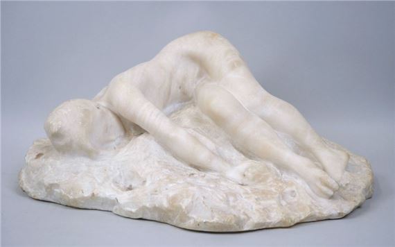 Auguste Rodin | Reclining nude woman | MutualArt