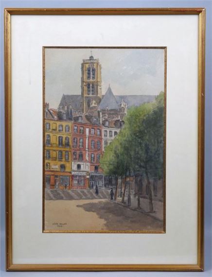 Leon Salles | Saint Gervais Church in Paris (1943) | MutualArt