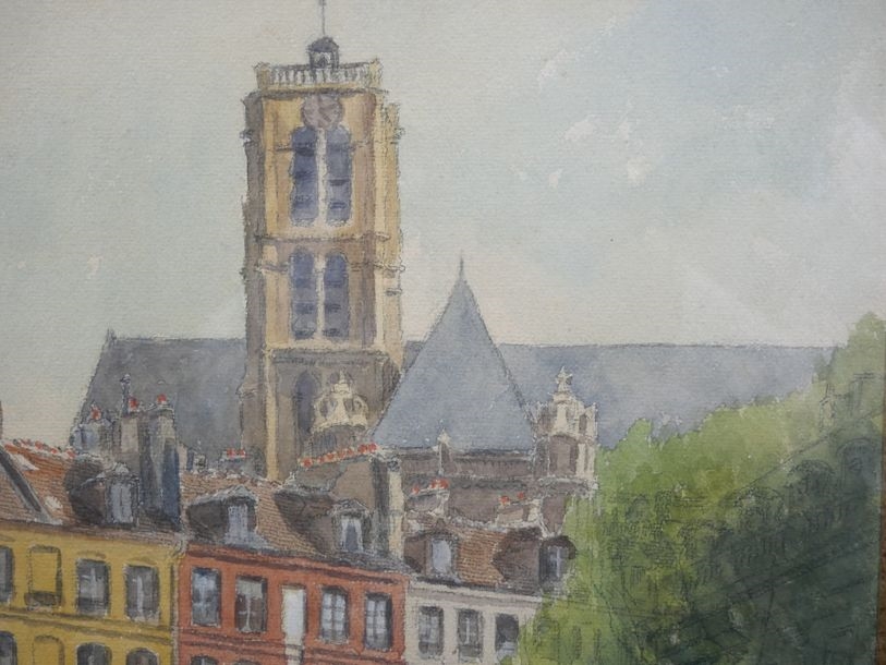 Leon Salles | Saint Gervais Church in Paris (1943) | MutualArt