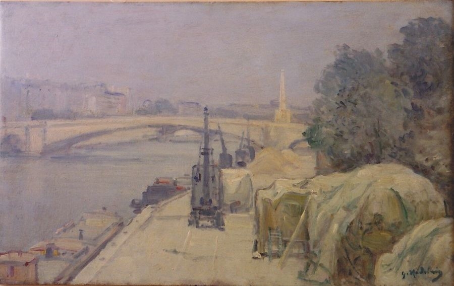 Gustave Madelain | RUE DE PARIS (1928) | MutualArt