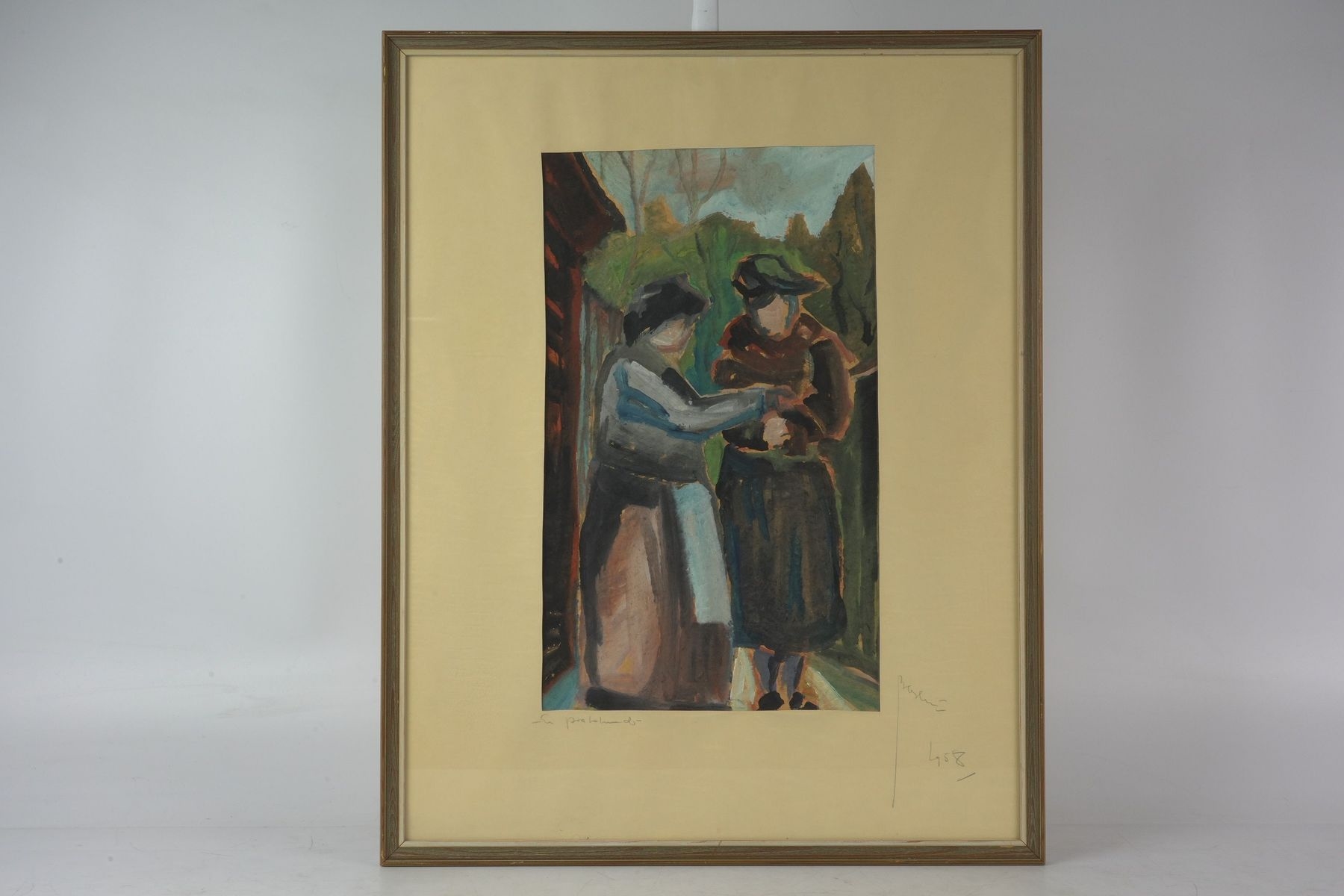 Walter Praski | M501. WALTER PRASKI (1903-1979), blandteknik | MutualArt