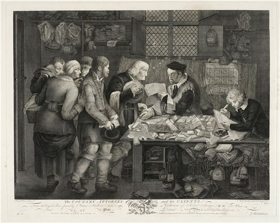 Anthony Walker | The country attorney and his clients (1764) | MutualArt