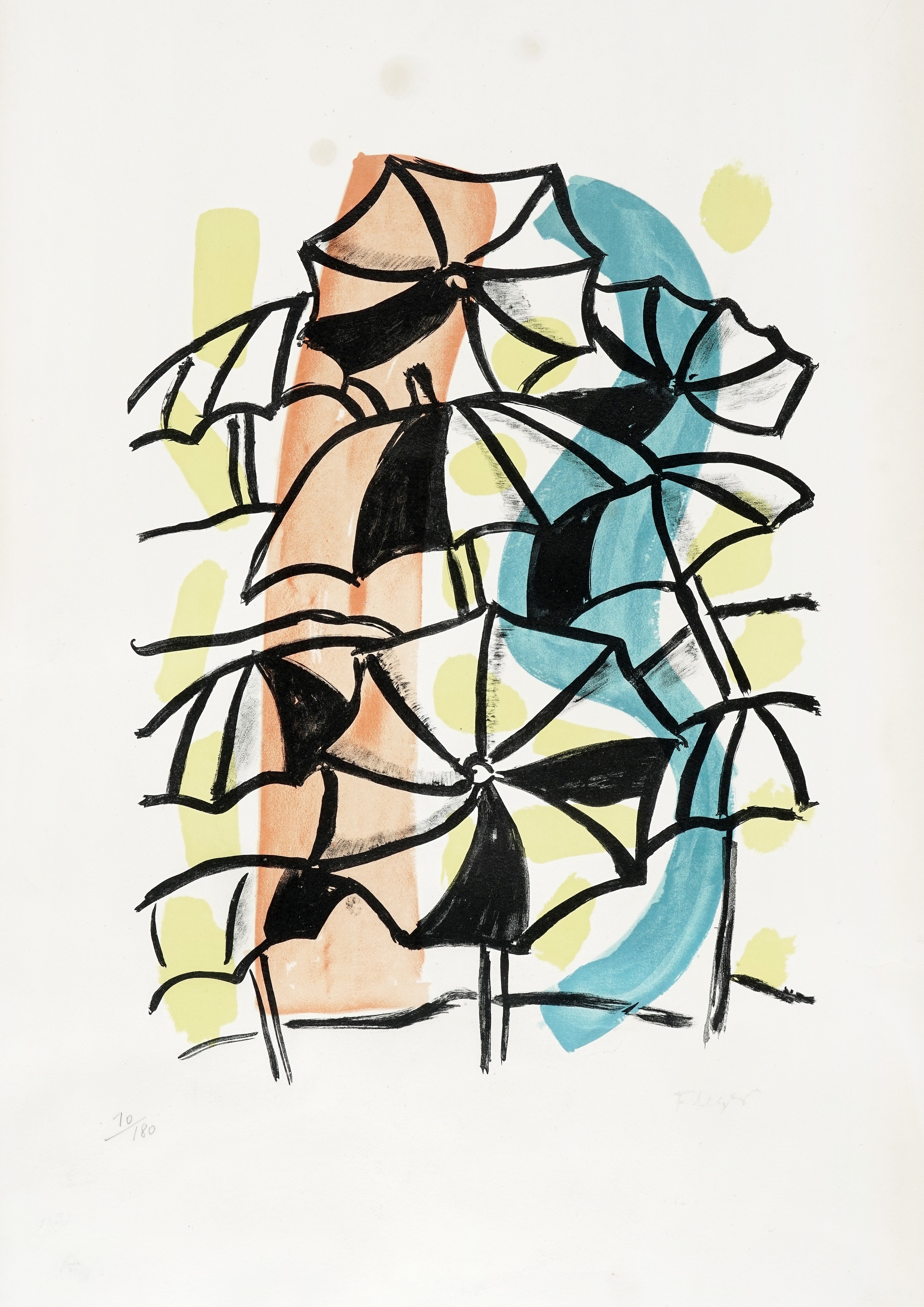 Fernand Léger | Télé Raie Bleue (1952) | MutualArt