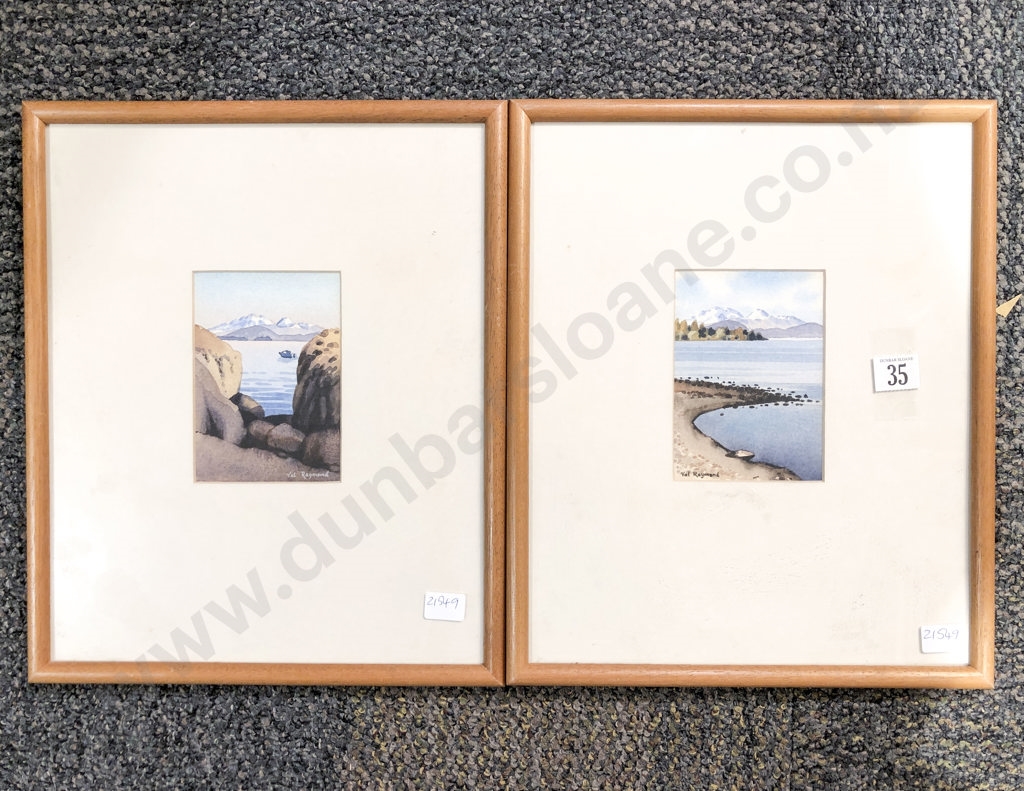 Val Raymond | Pair of Lake Taupo W/C | MutualArt