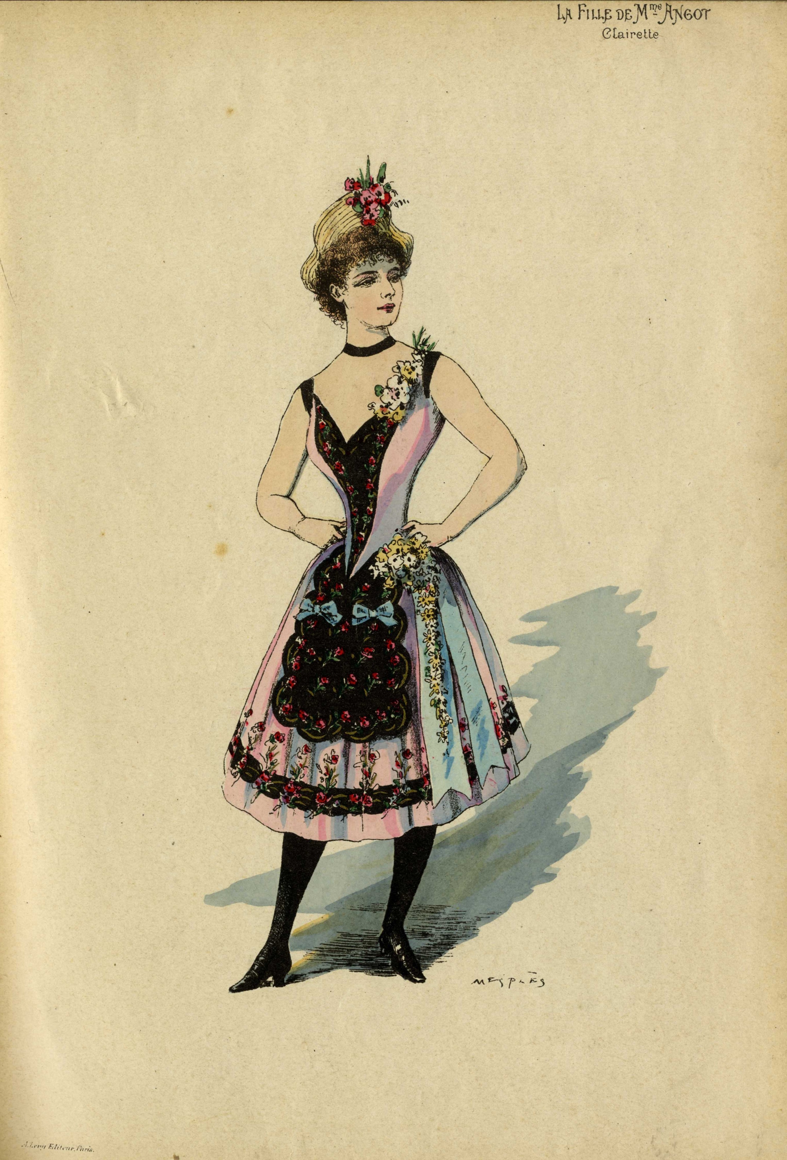 Alphonse Mucha | Le costume au théatre (1890) | MutualArt