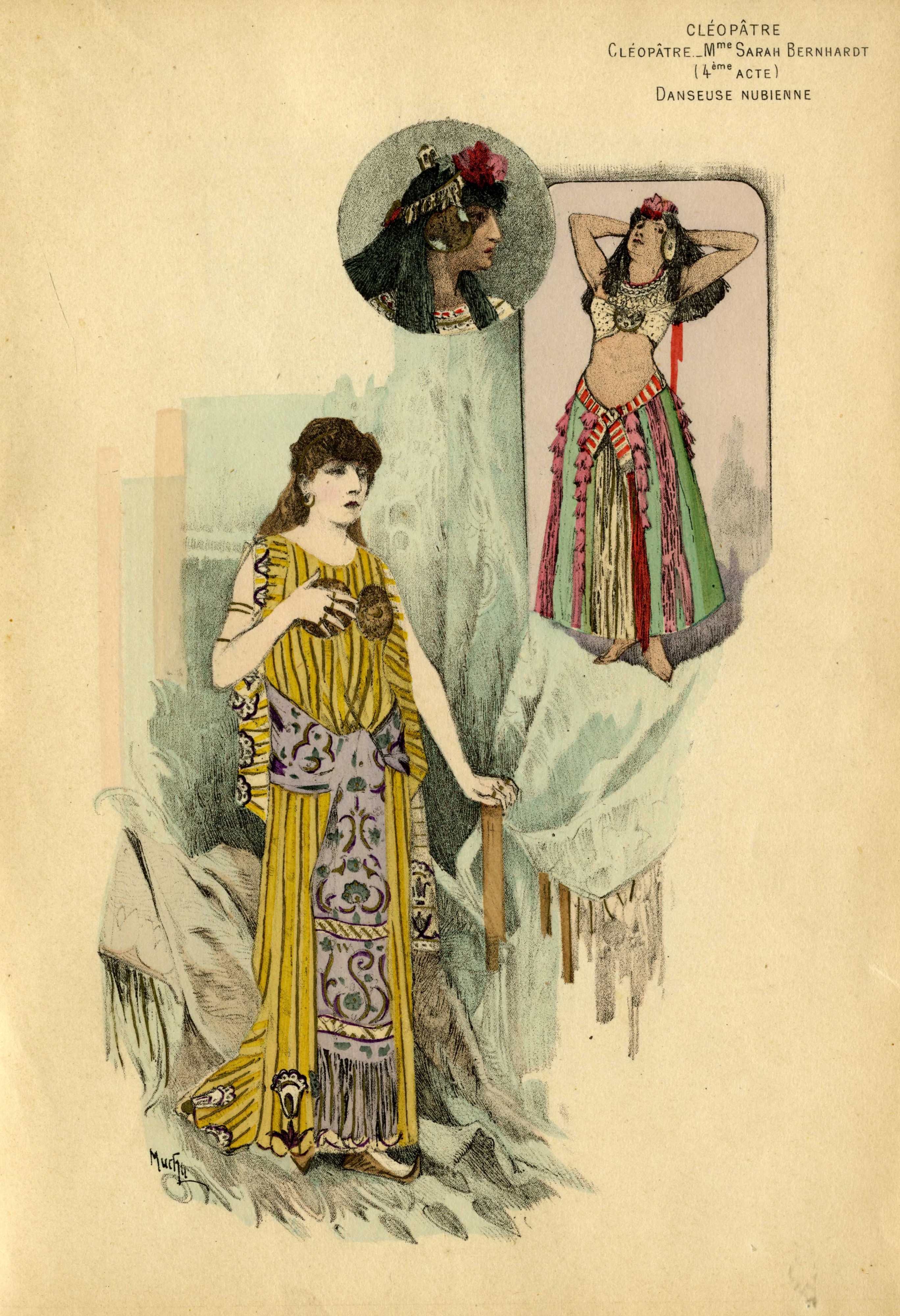 Alphonse Mucha | Le costume au théatre (1890) | MutualArt