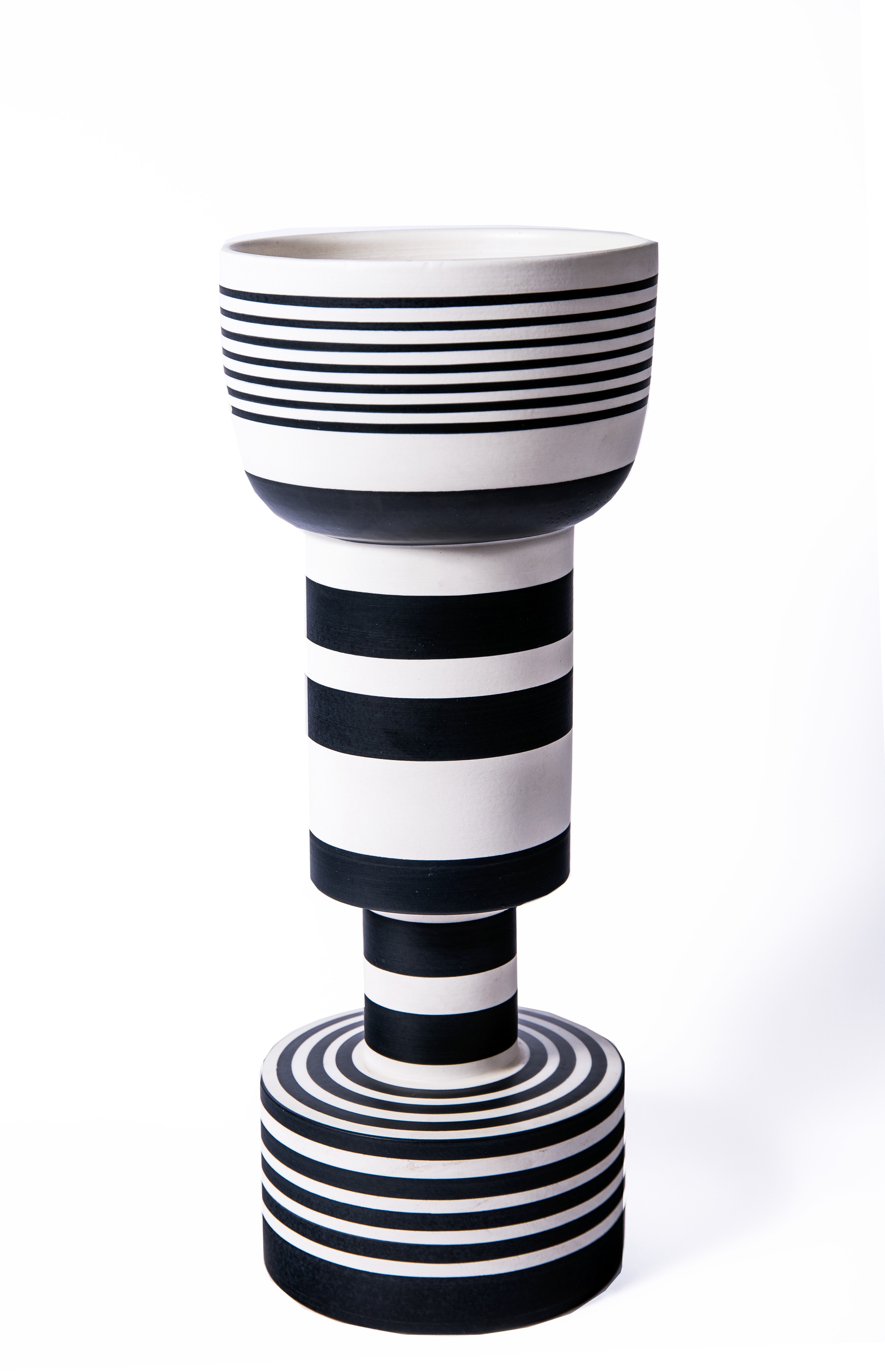 Ettore Sottsass | Vaso Calice per Bitossi (1986) | MutualArt