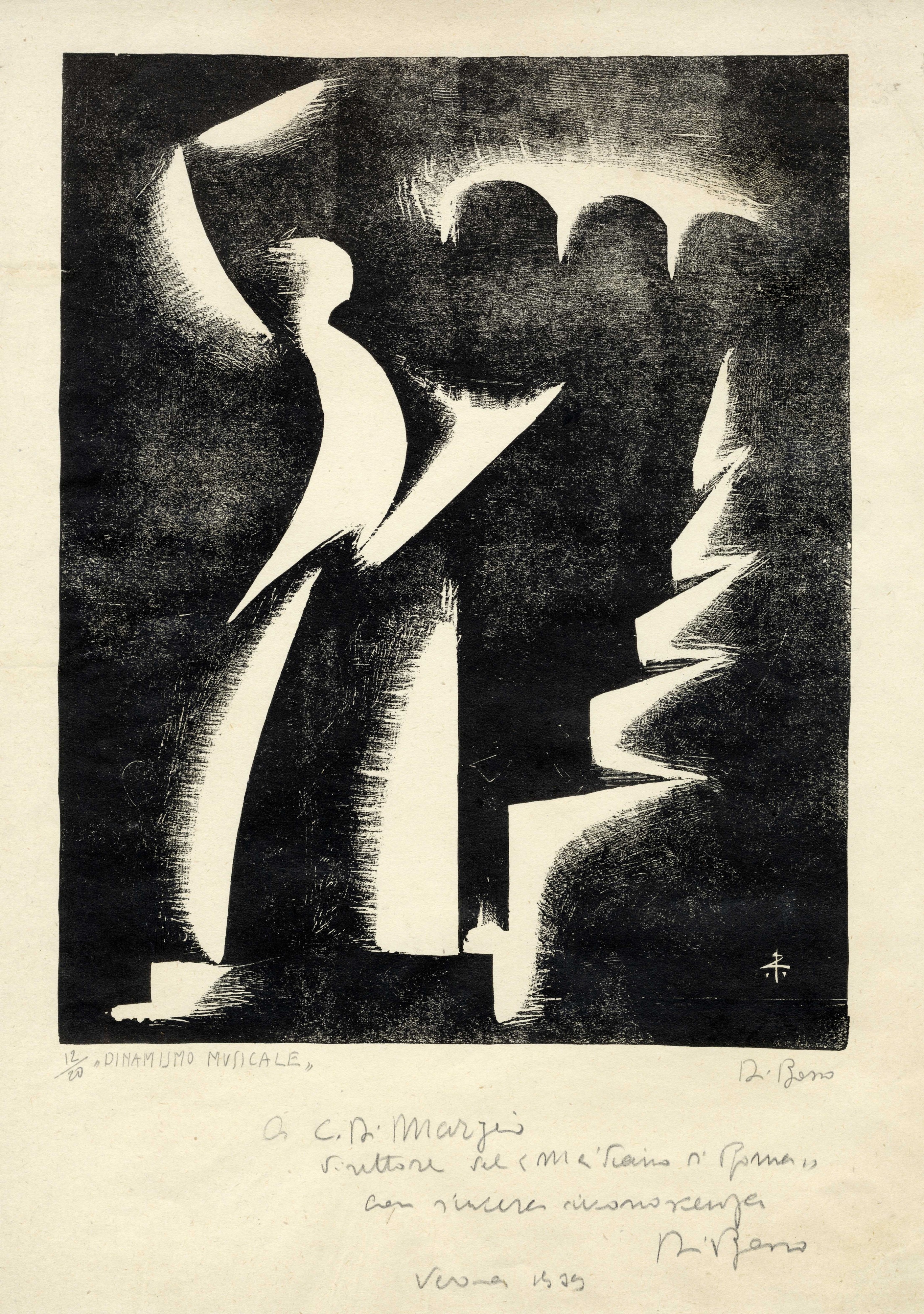 Renato Righetti | Lotto composto di 2 incisioni futuriste (1935 ...