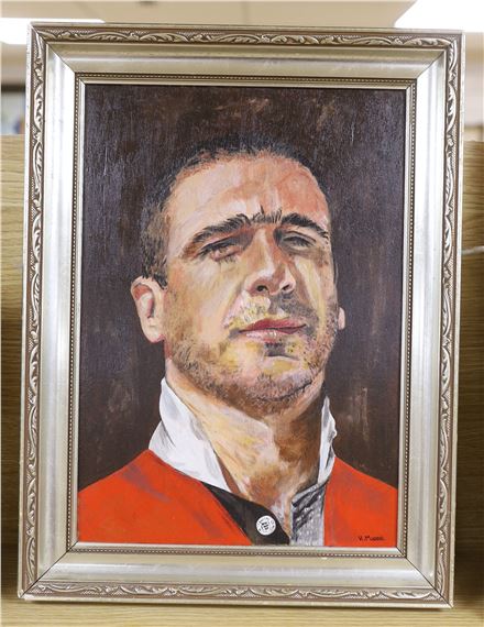 H. Moore | Portrait of Eric Cantona | MutualArt