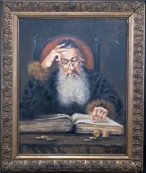 Leon Lewkowicz | Leon Lewkowicz ( Polish 1888-1950) Judaic Oil on ...