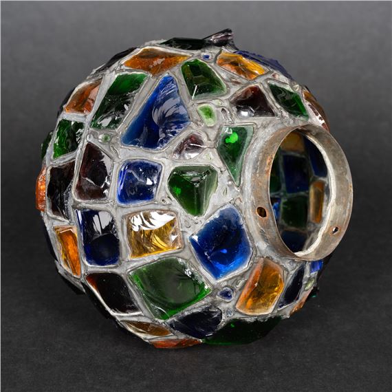 Peter Marsh | Peter Marsh Nader Brutalist MultiColor Chunky Glass Lamp ...