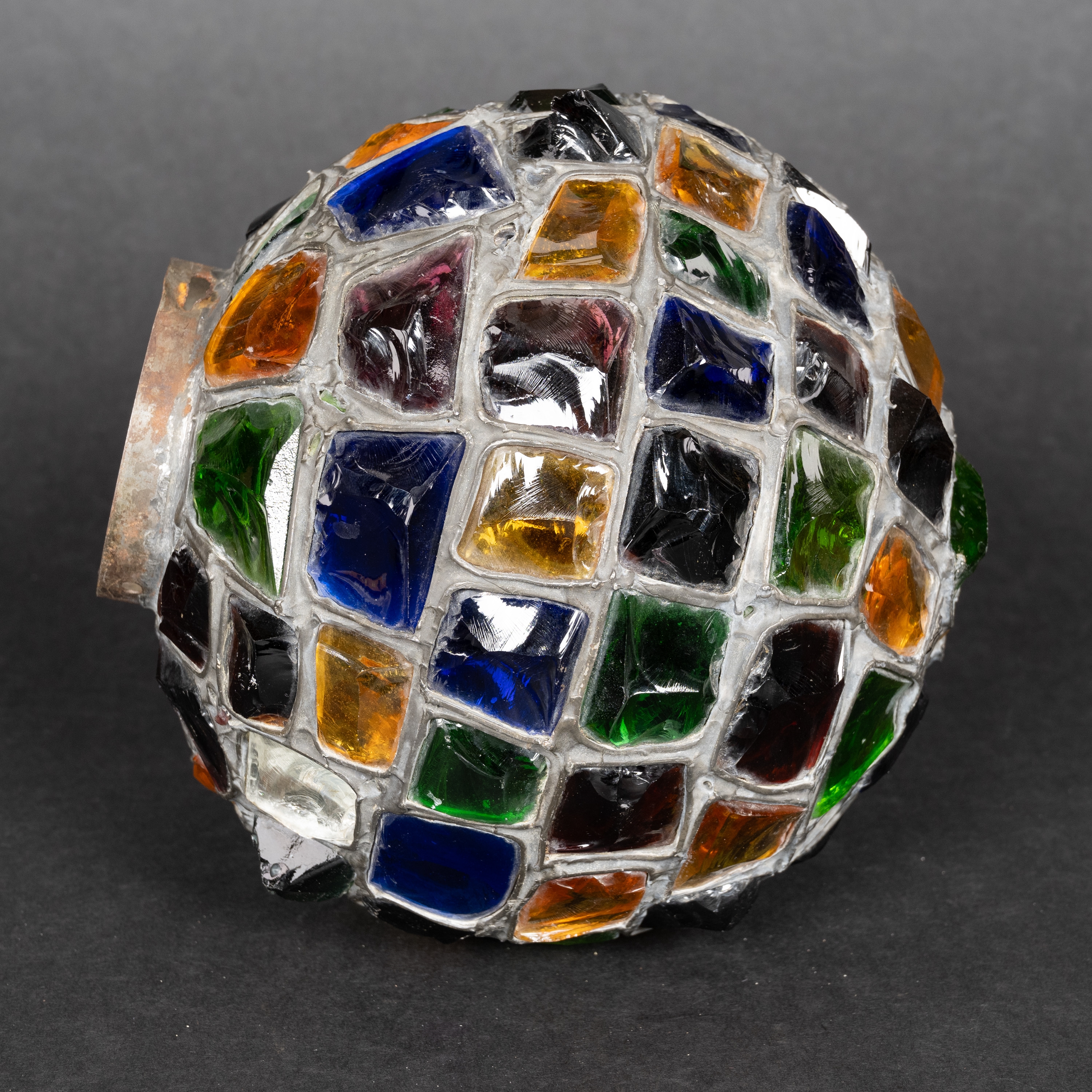 Peter Marsh | Peter Marsh Nader Brutalist MultiColor Chunky Glass Lamp ...