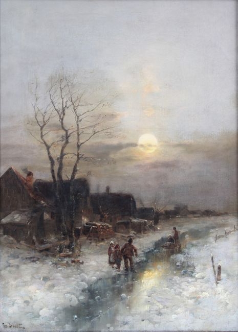 Désiré Thomassin | Abendliche Heimkehr | MutualArt