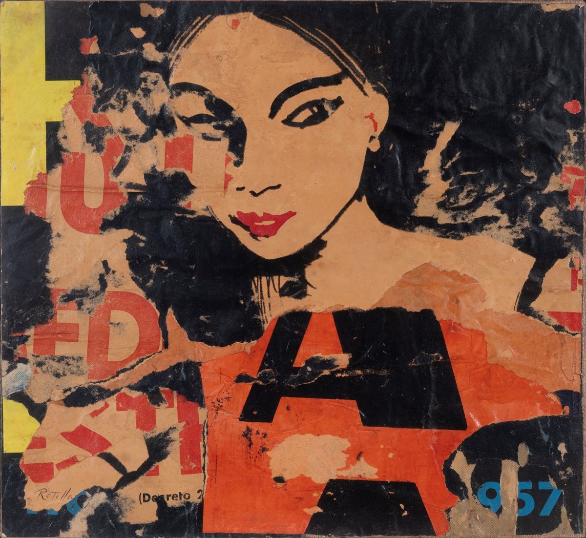 Mimmo Rotella | ESTROVERSO (1958) | MutualArt