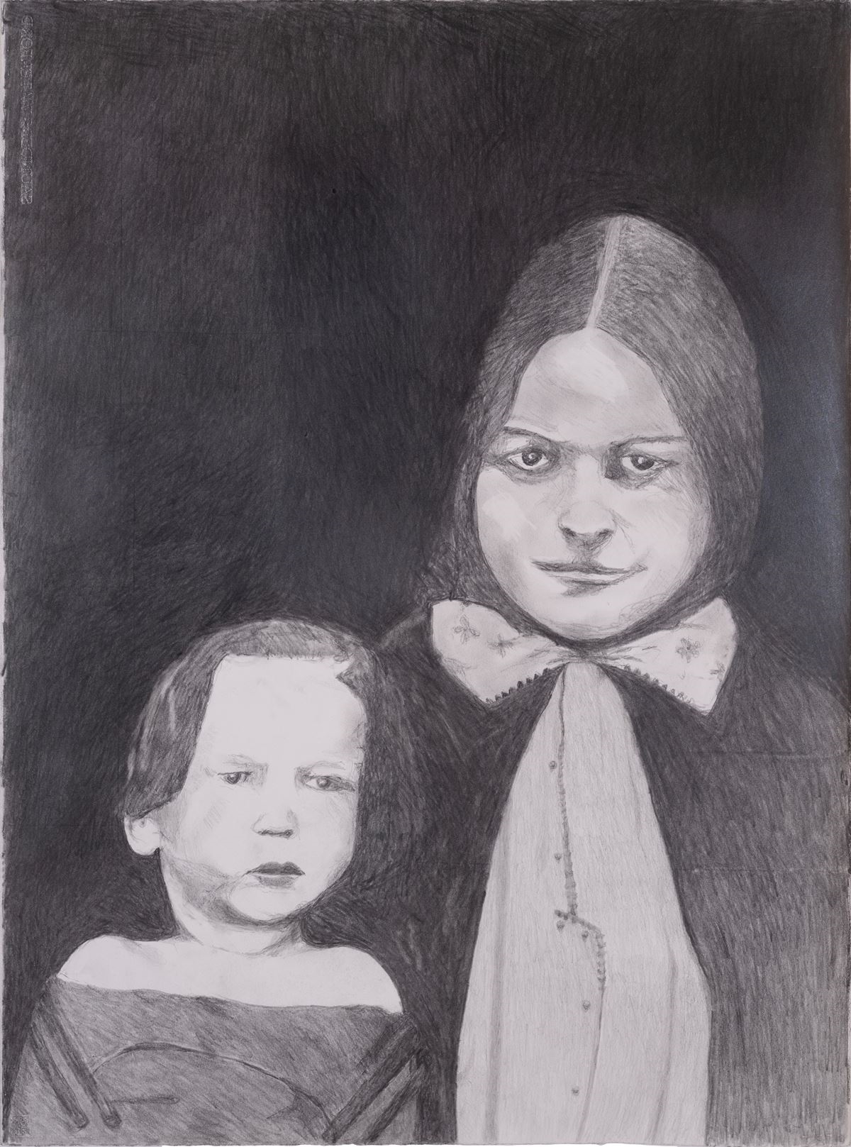 Terry Atkinson | American civil war: study 21. Not-virgin and child ...