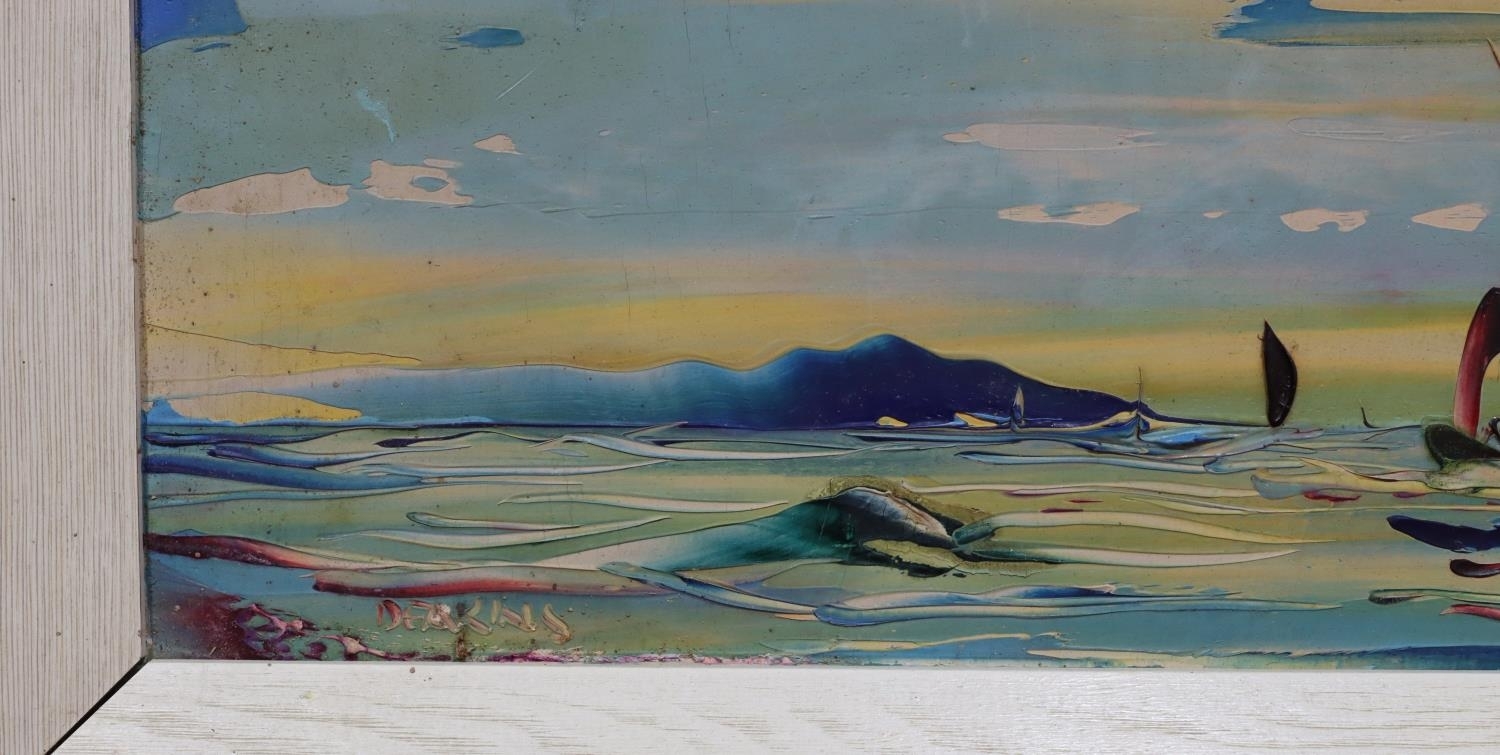 George Richard Deakins | George R Deakins, impasto yacht and seascape ...