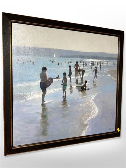 Richard Phillips | Figures on a beach (79) | MutualArt