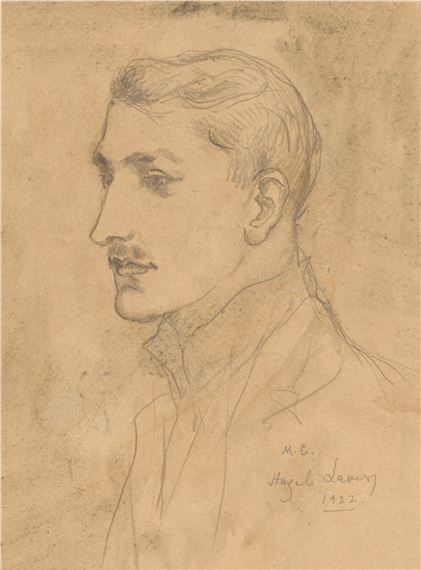 Hazel Lavery | Portrait of Michael Collins (1922) | MutualArt